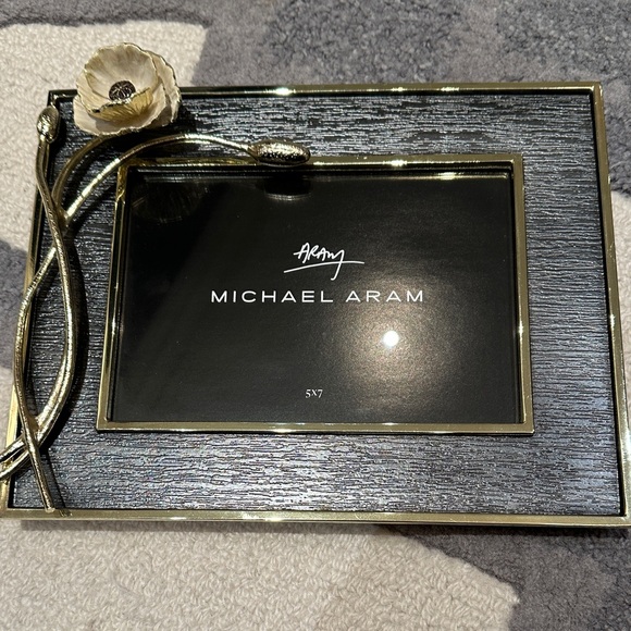 Michael Aram | Accents | Michael Aram Black And Silver Floral Frame ...